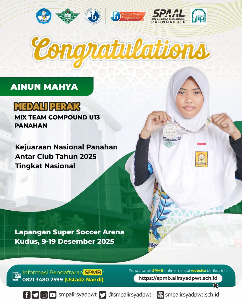 Prestasi Medali Perak Panahan Mix Team Compound U13 Tingkat Nasional ...